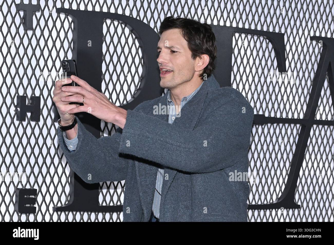 New York, USA. 14th Jan, 2026. Ashton Kutcher walking the red carpet at ...