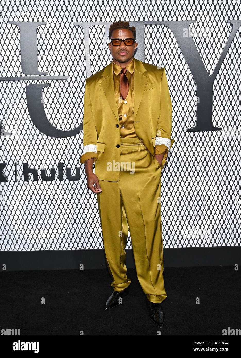 Jeremy Pope attends the premiere of FX's "The Beauty" at the Museum of ...