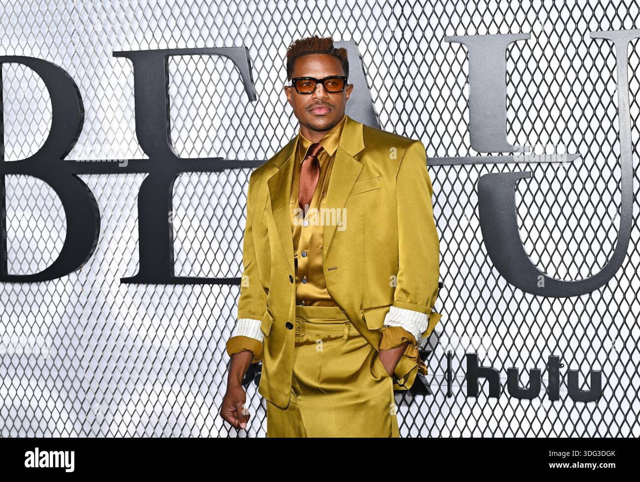 Jeremy Pope attends the premiere of FX's "The Beauty" at the Museum of ...