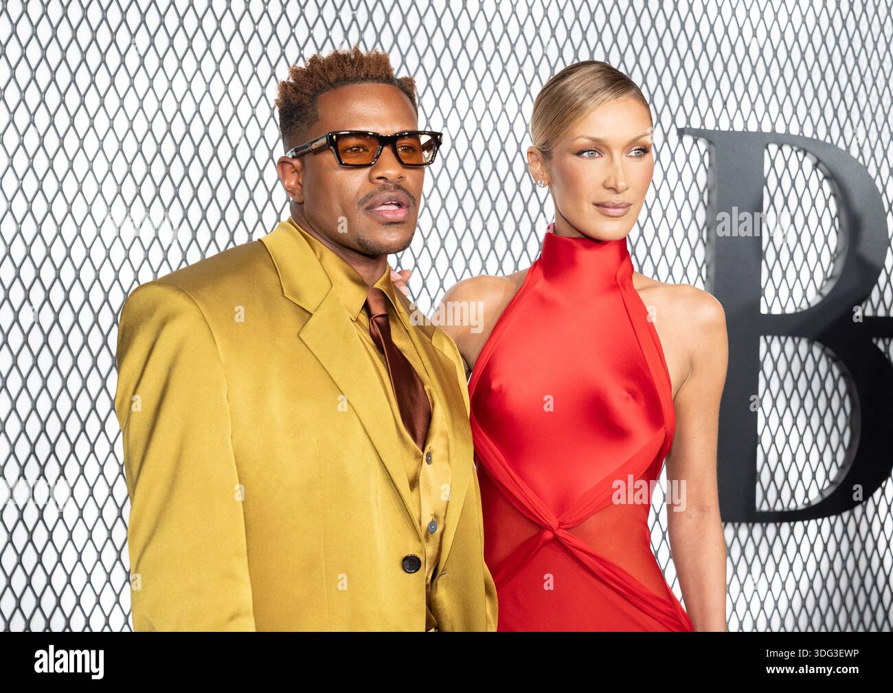 Bella Hadid and Jeremy Pope attend premiere of FX's series The Beauty ...