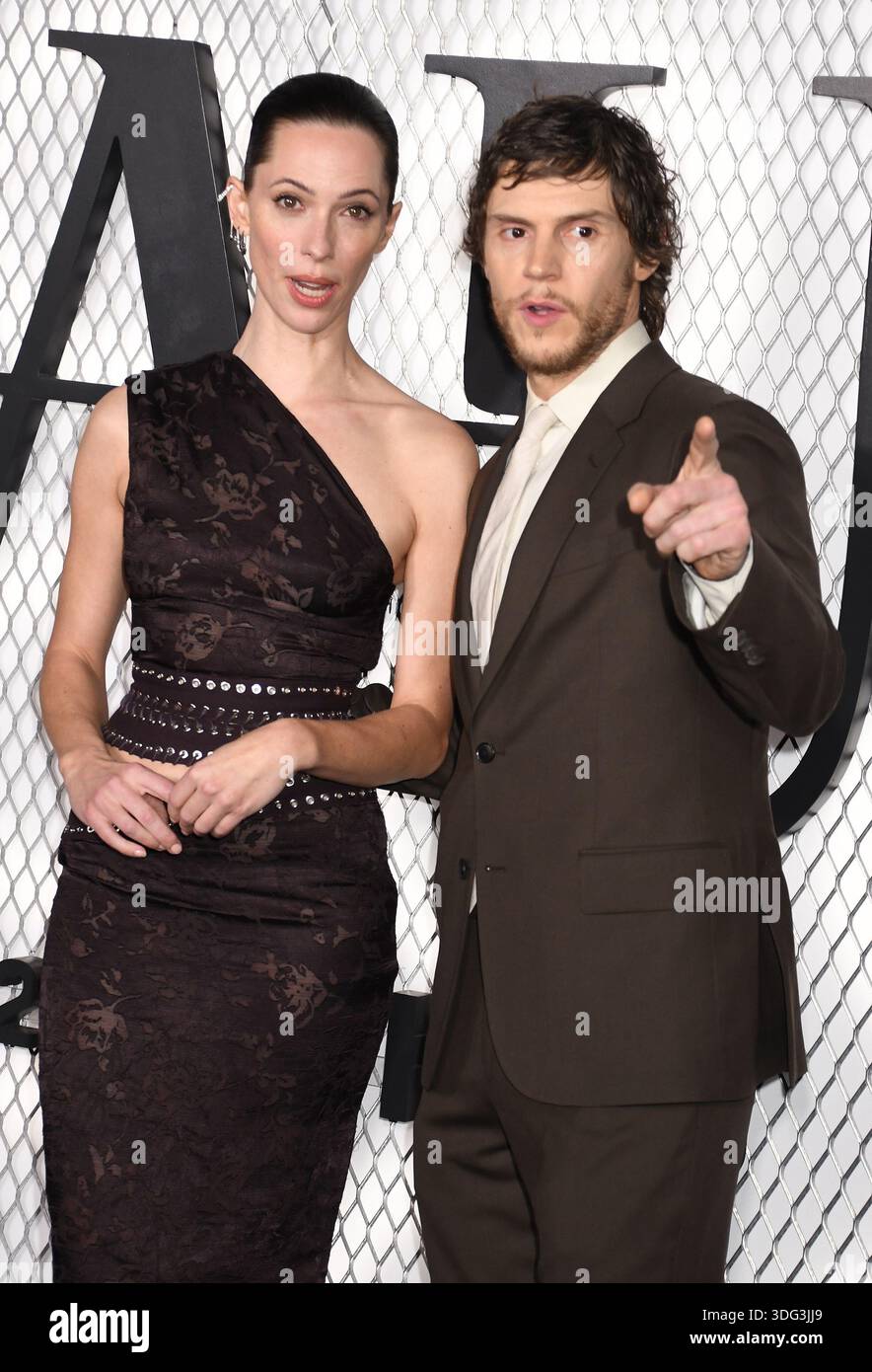 NEW YORK, NY - JANUARY 14: Rebecca Hall and Evan Peters at the FX ...