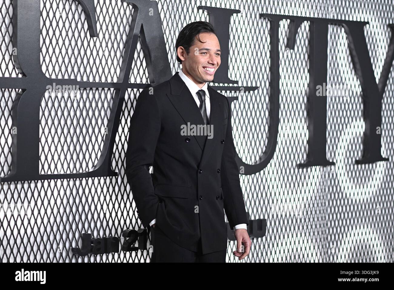 New York, USA. 14th Jan, 2026. Anthony Ramo walking the red carpet at ...