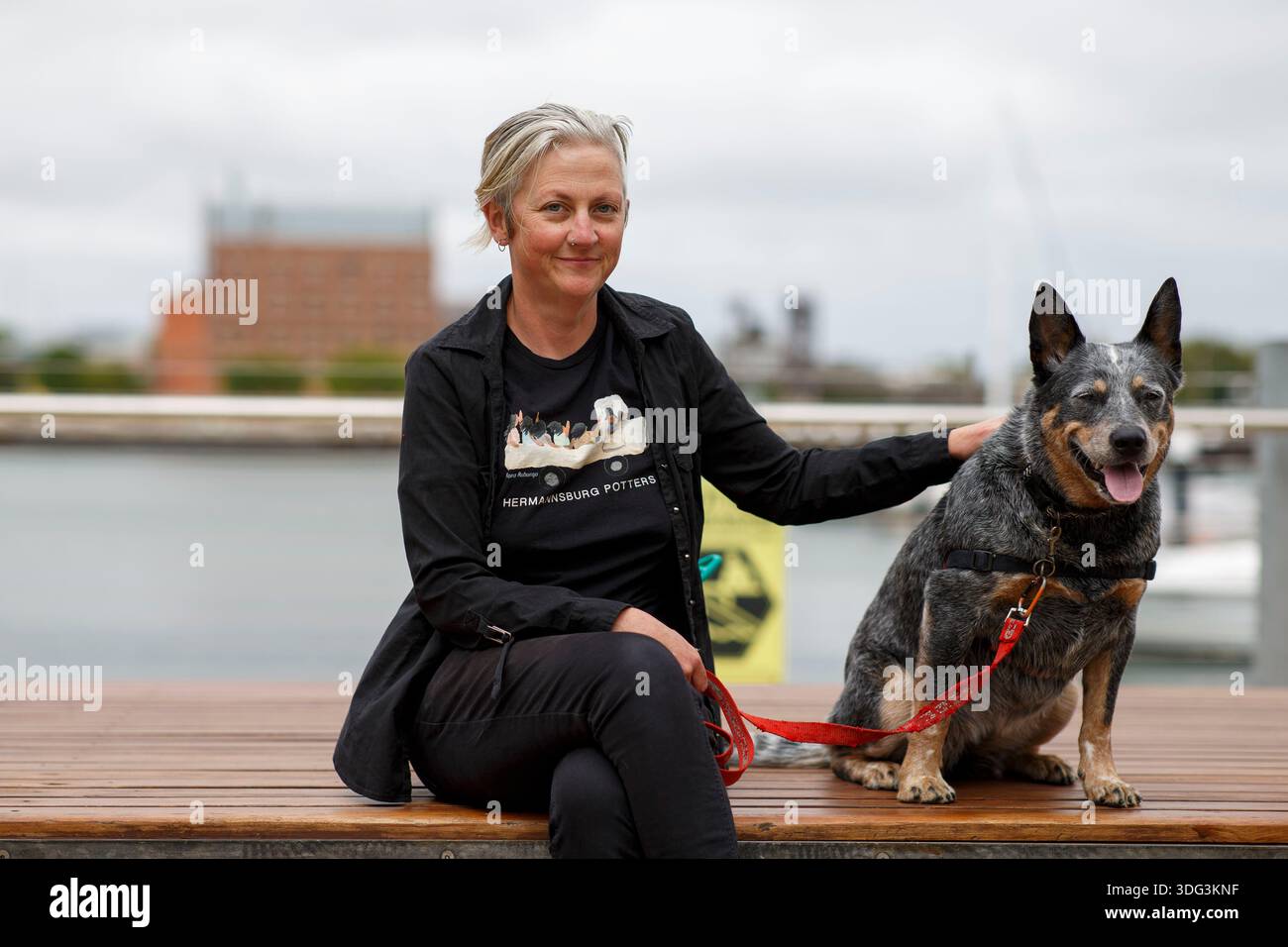 Jen Mills Chair of the ASA Board of Directors with her dog Willow ...