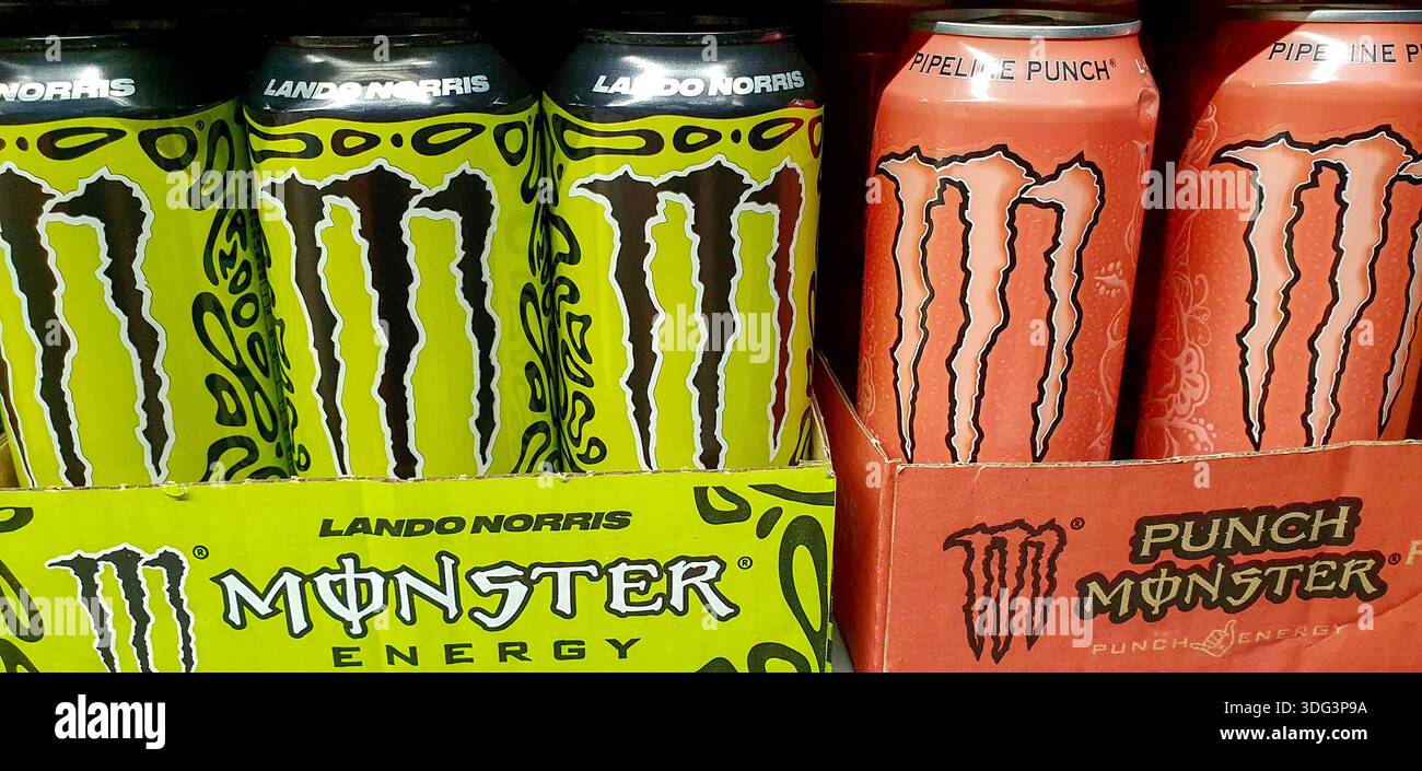 Monster Energy Drink is a popular carbonated beverage known for its ...