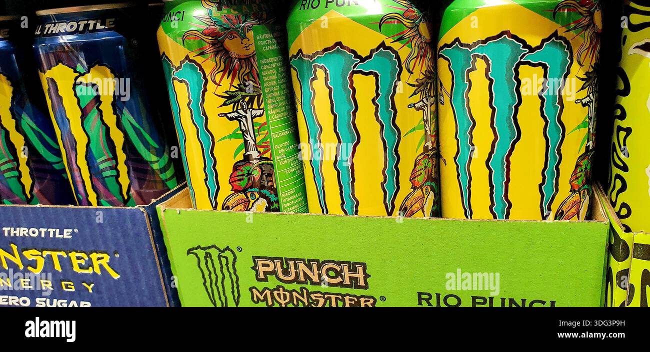 Monster Energy Drink is a popular carbonated beverage known for its ...