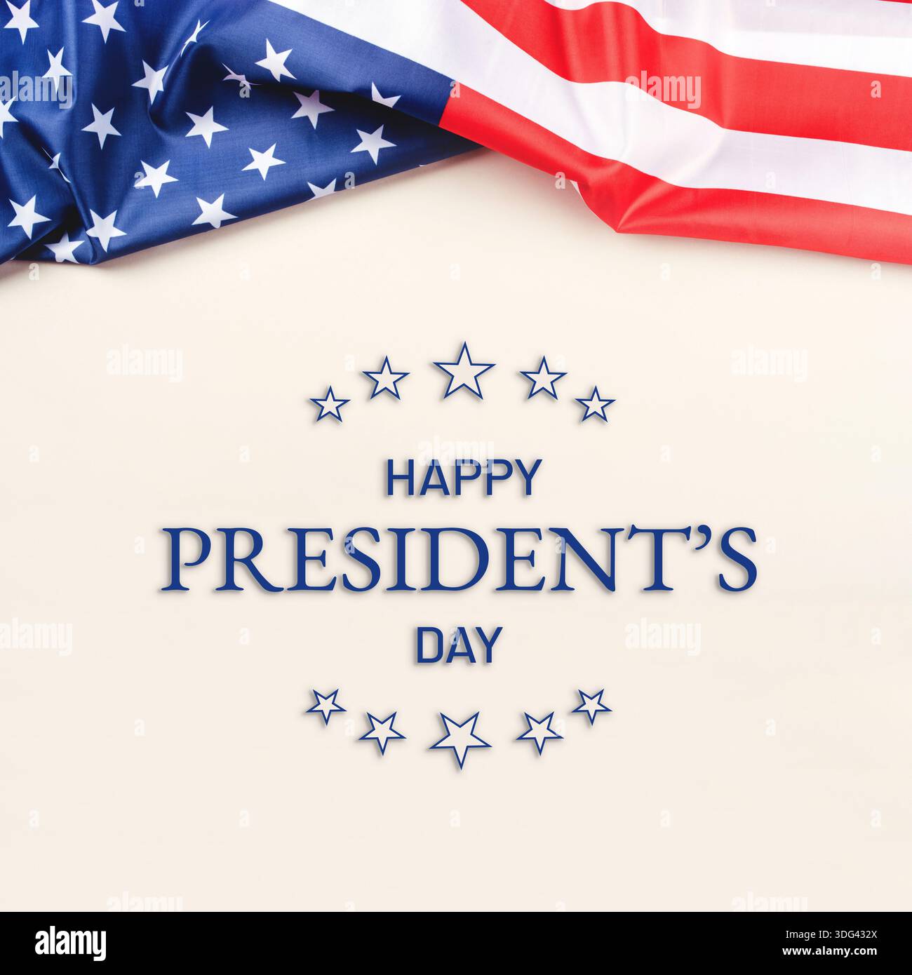 President's day. Beige background with American flag. Website banner ...