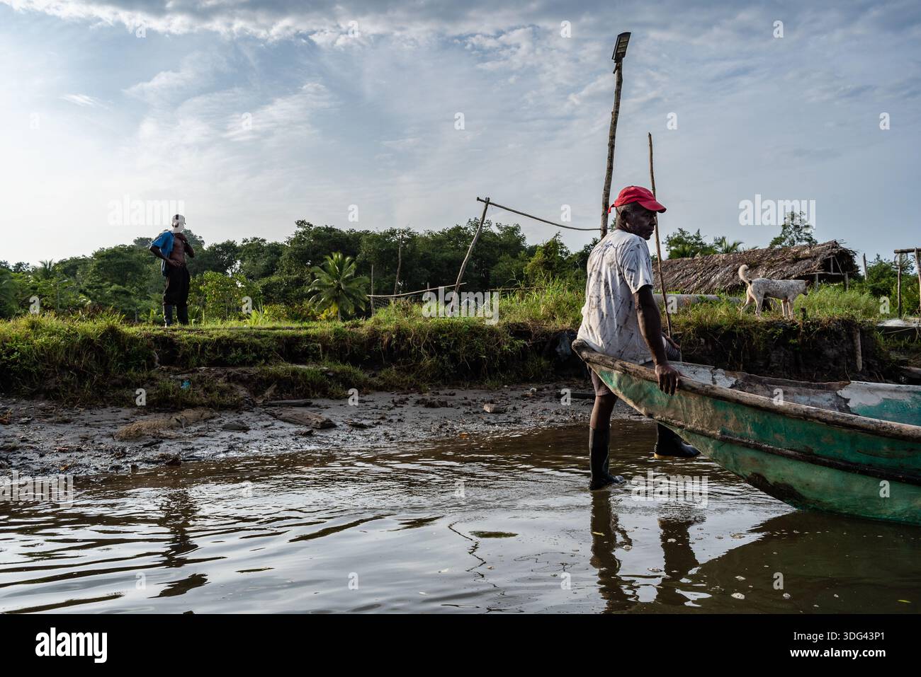 Veneral del Carmen is a settlement on the Yurumanguí River on Colombia ...