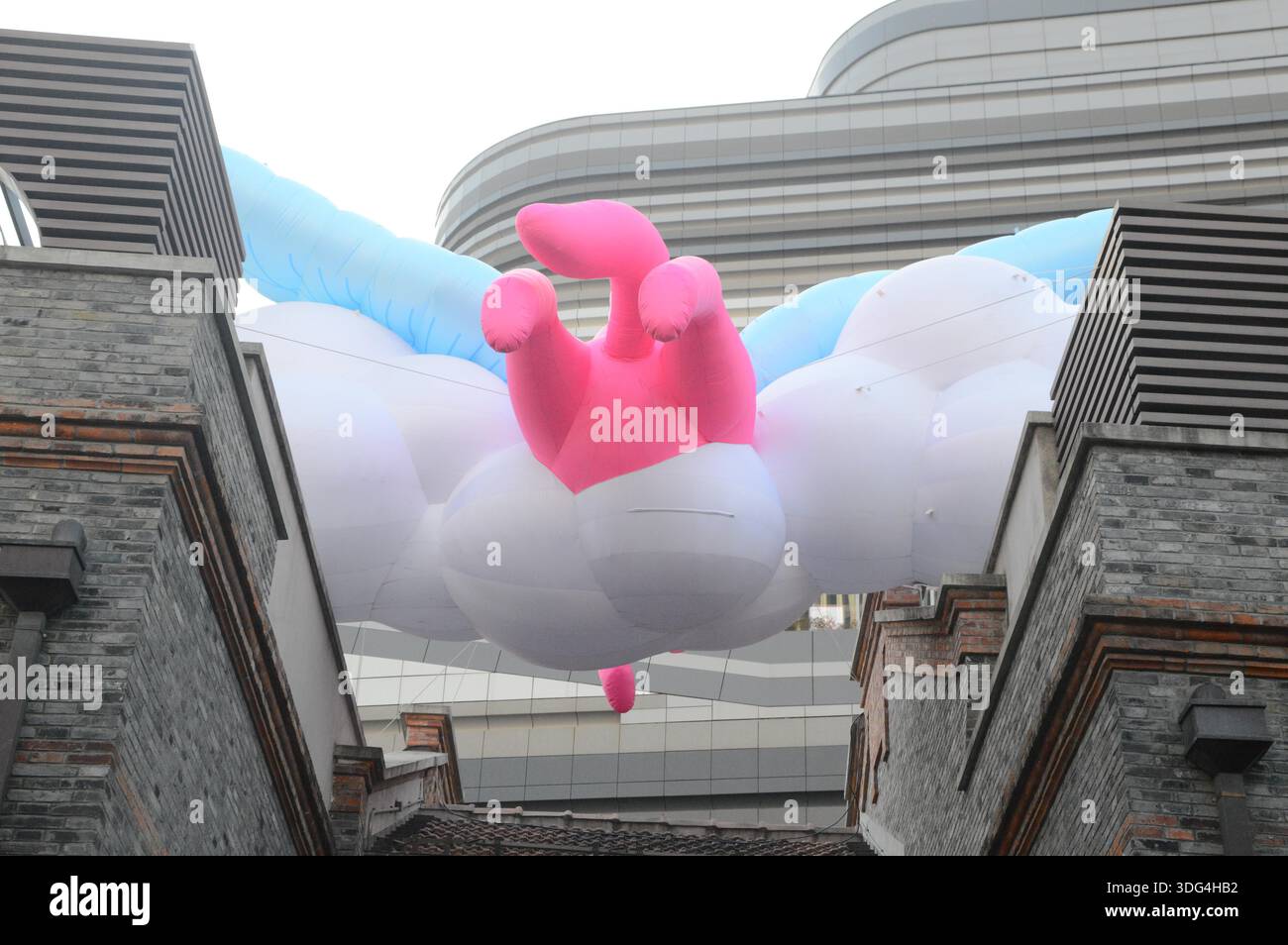 Horse-themed art installations in Shanghai, China, 12 January, 2026 ...