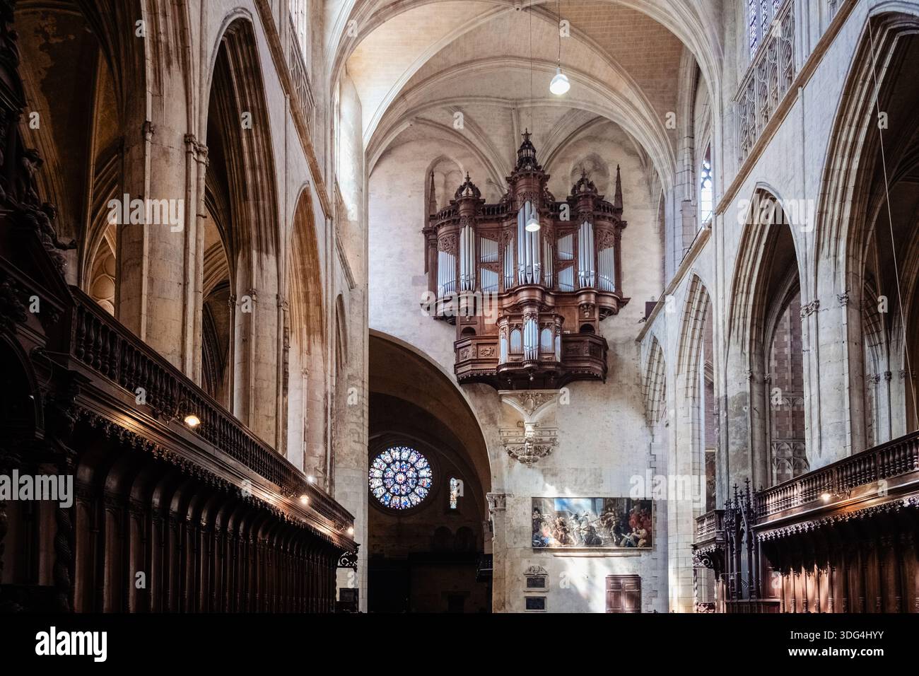 Toulouse, France - April 21, 2025:Elegant architecture inside a ...