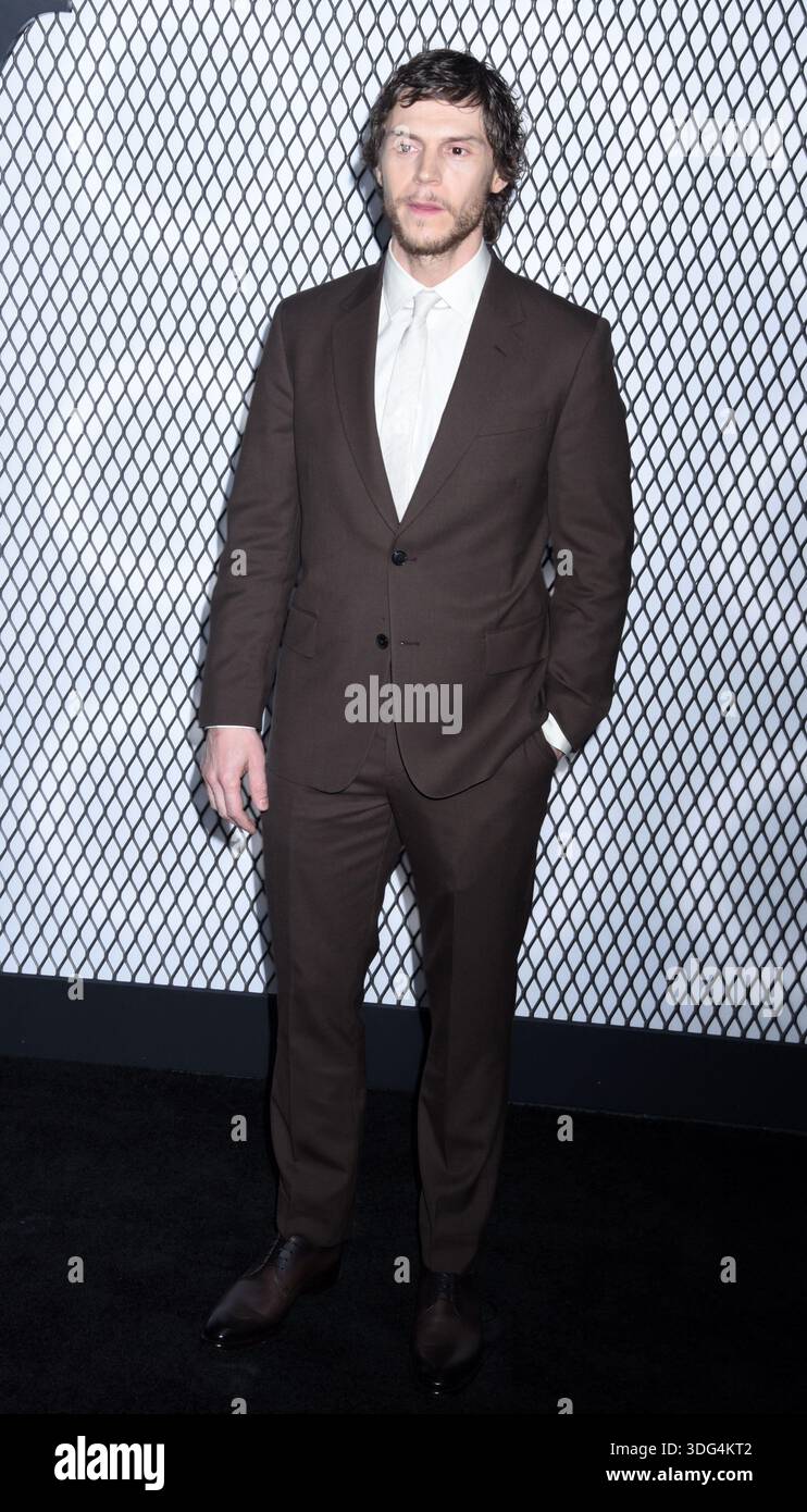 Evan Peters at FX's The Beauty New York premiere at Museum Of Modern ...