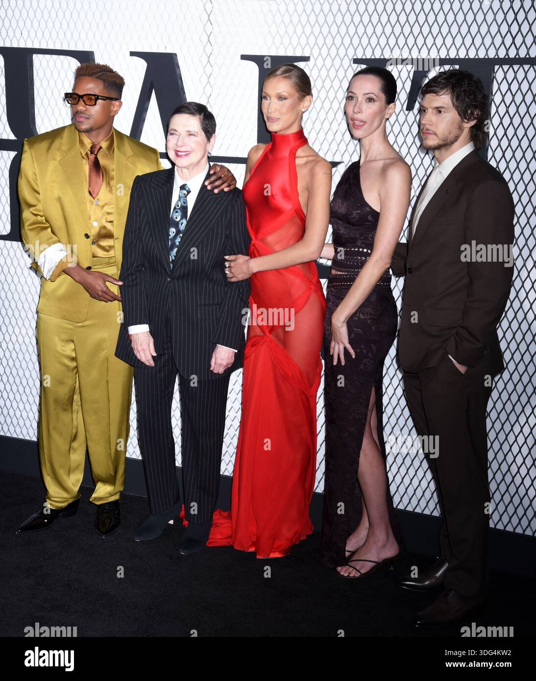 Isabella Rossellini,Rebecca Hall Bella Hadid and other cast members at ...