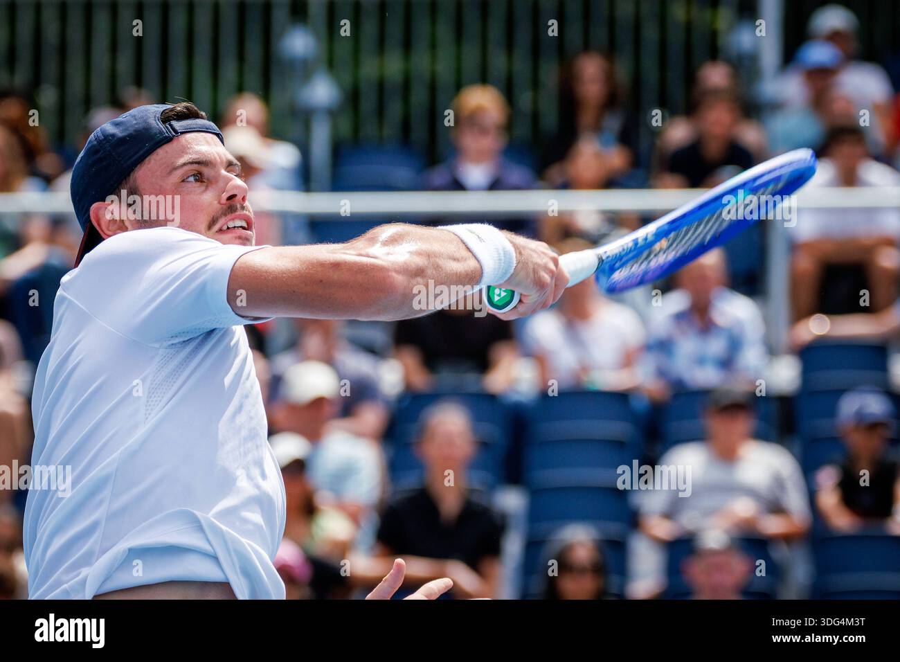 France’s Arthur Gea during a final round qualifying match against ...