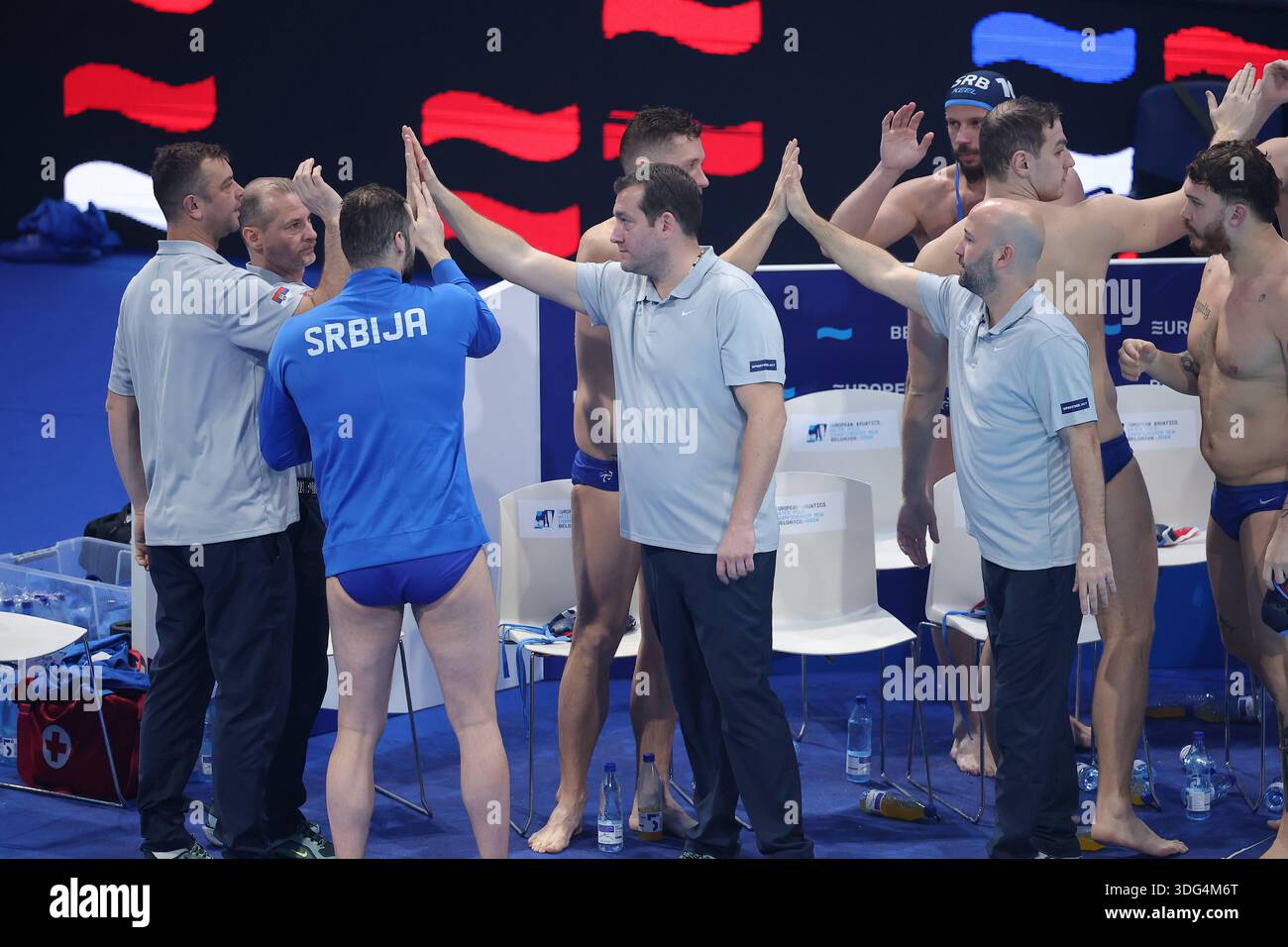 Belgrade, Serbia, 14th Jan, 2026. European Championship water polo ...