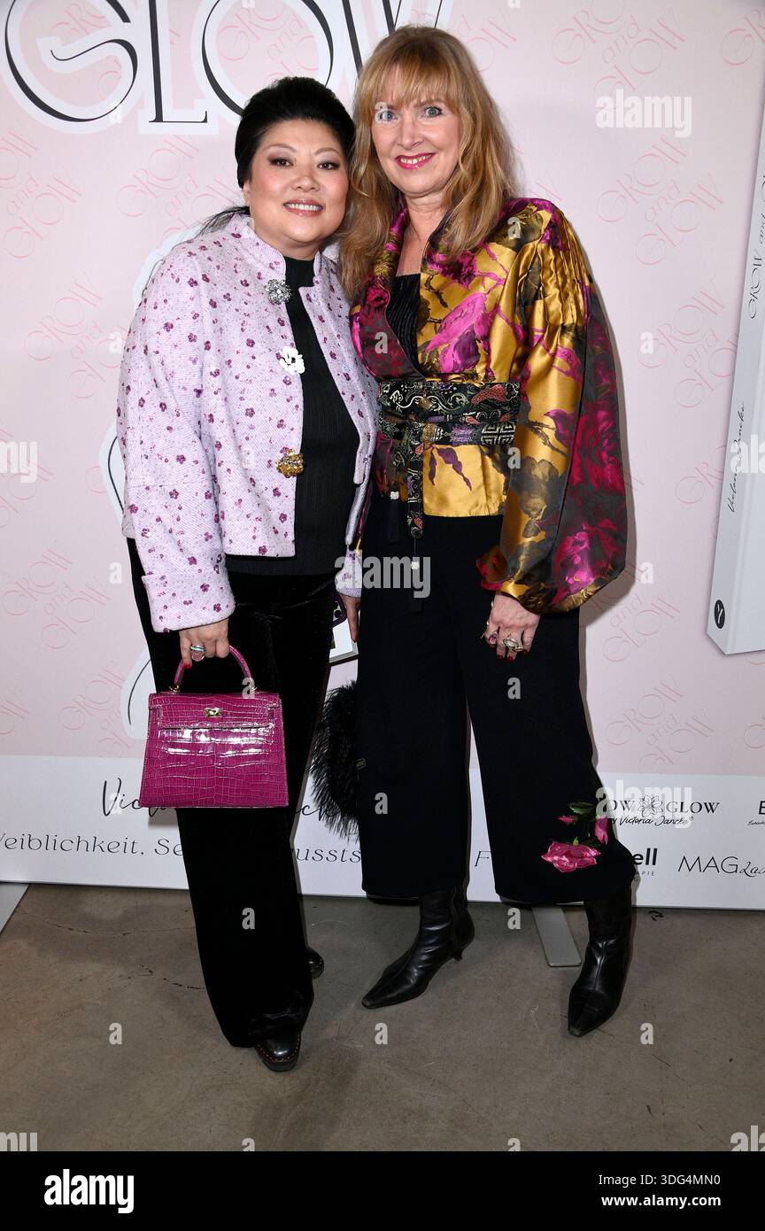 Yu Zhang und Nanna Kuckuck beim Launch des Buches Grow & Glow von ...