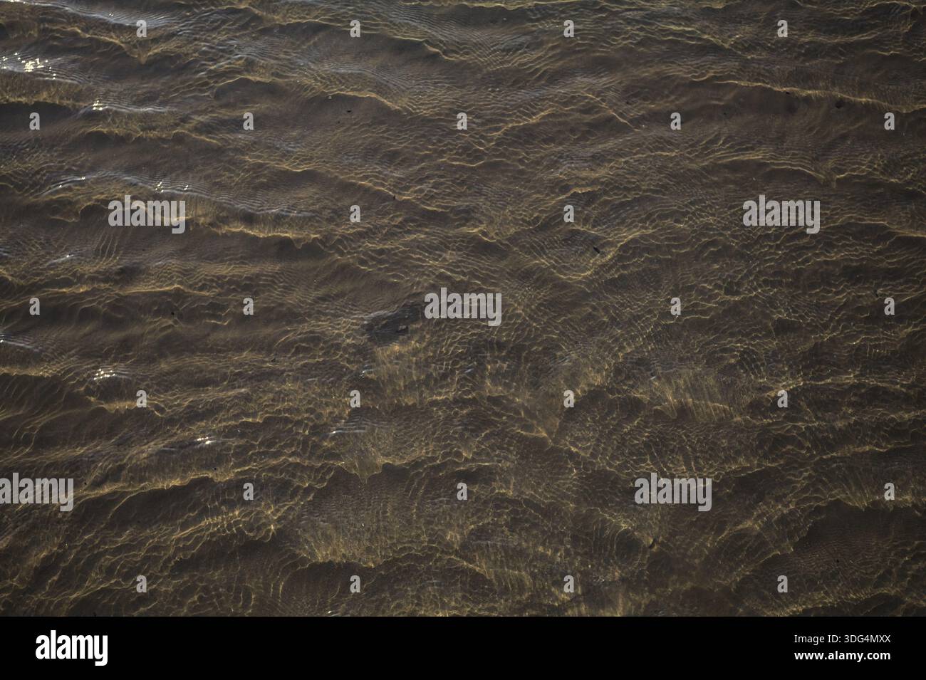 Ripples on the water and sand under it seen from above Stock Photo - Alamy
