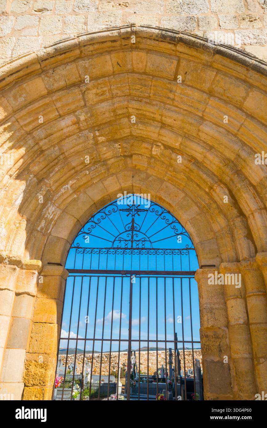 Ruins of Santa Maria de la Varga church and graveyard. Uceda ...