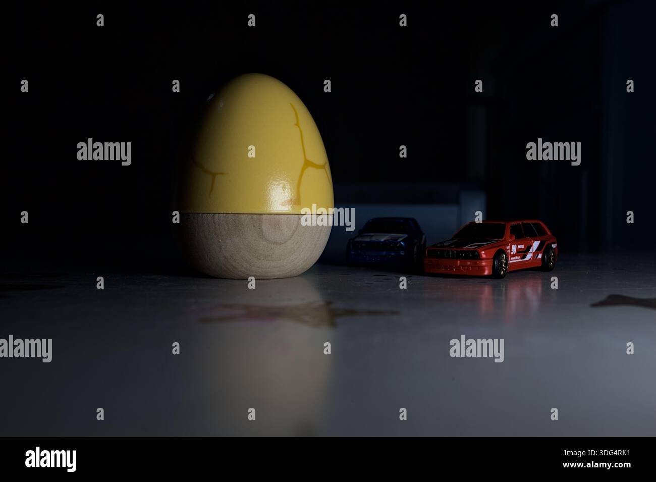 Mantova, Italy - 22ND MAY 2025 - Hot Wheels replicas of a blue and a ...