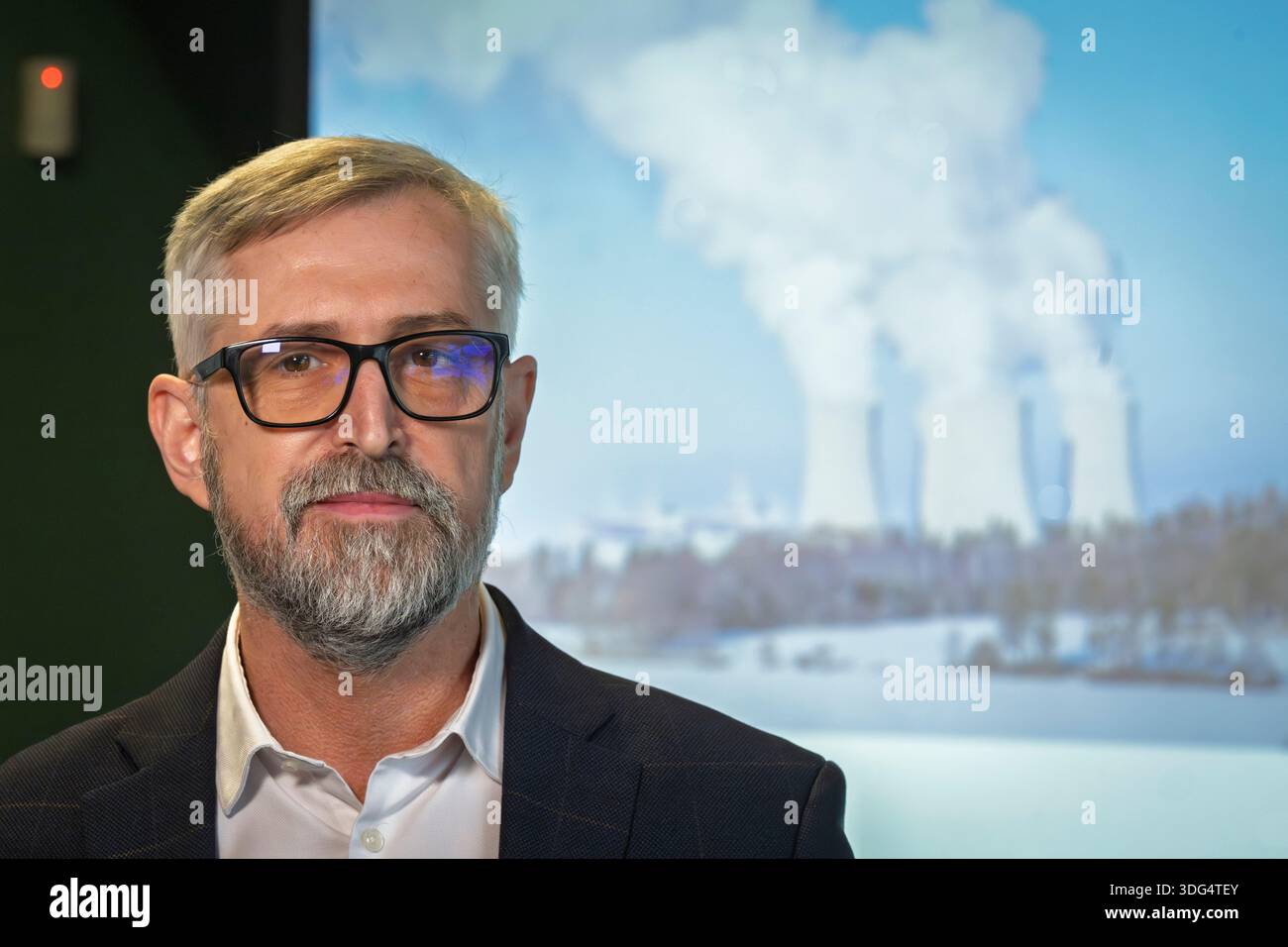 Petr Mest'an, the new director of the Temelin nuclear power plant ...