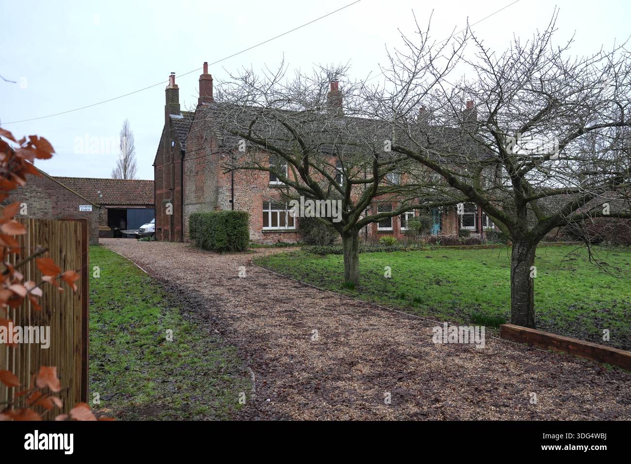 Marsh Farm on the Sandringham Estate in Norfolk which is believed to be ...