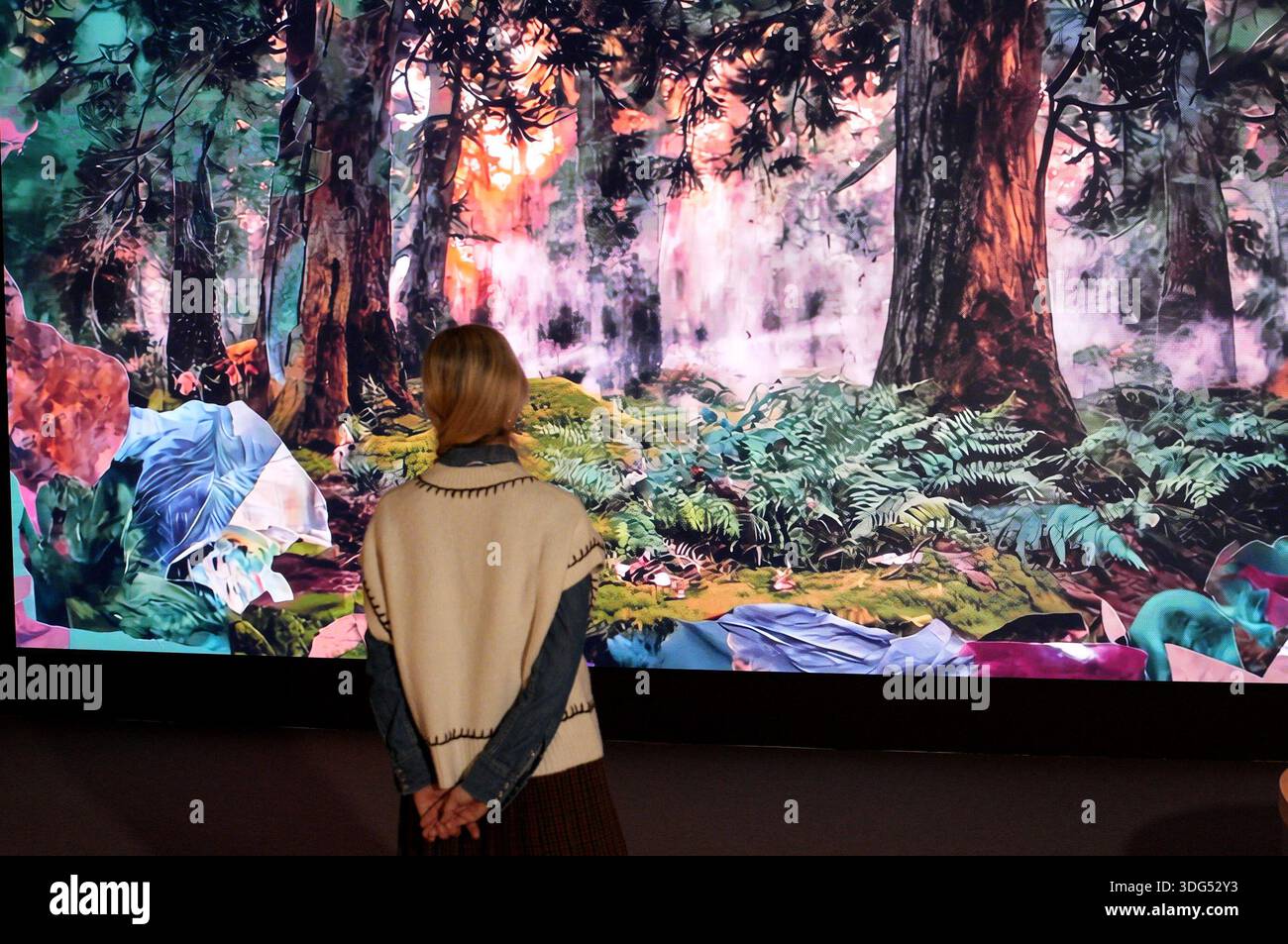 Milan, Preview of the Debora Hirsch, Vanishing Trees exhibition at ...