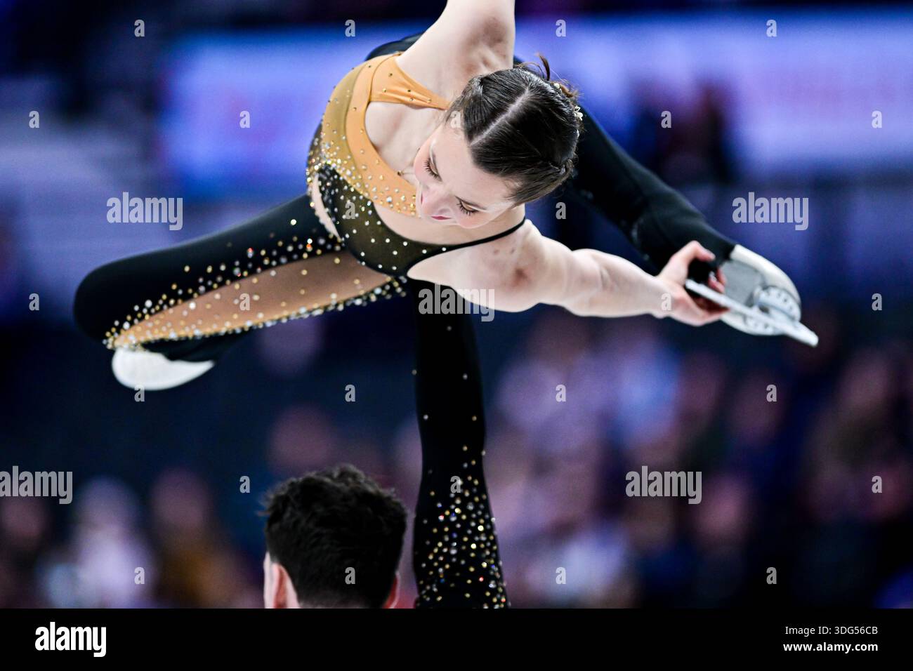 Annika HOCKE & Robert KUNKEL (GER), during Pairs Short Program, at the ...