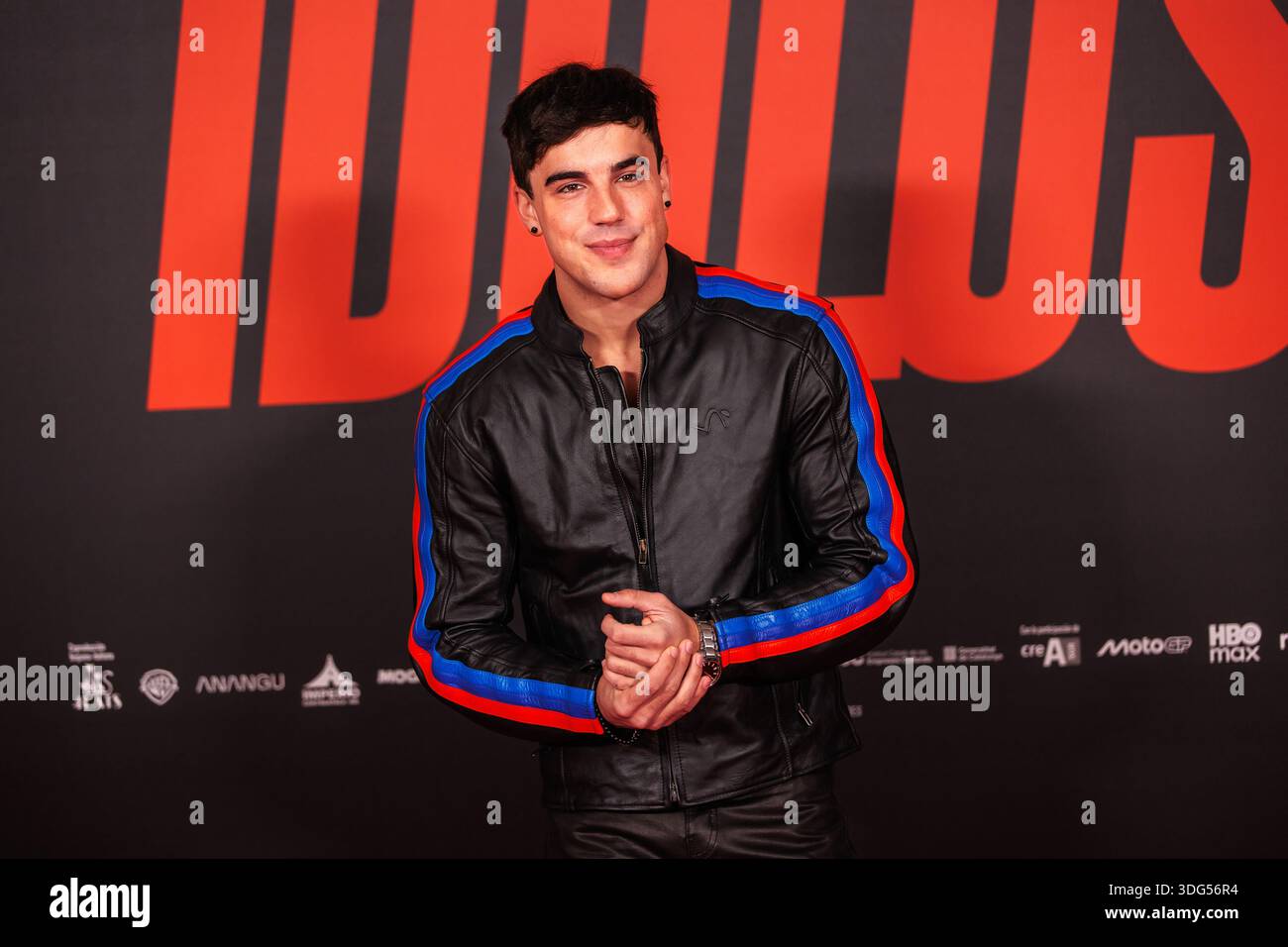 Spanish actor Óscar Casas attends the photocall of the film "Ídolos" at ...