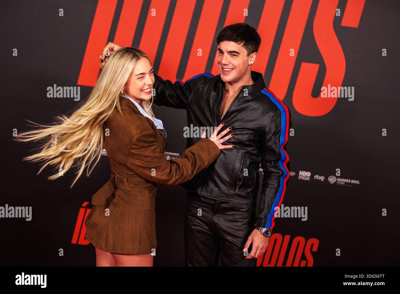 Ana Mena and Óscar Casas attend the photocall of the film "Ídolos" at ...
