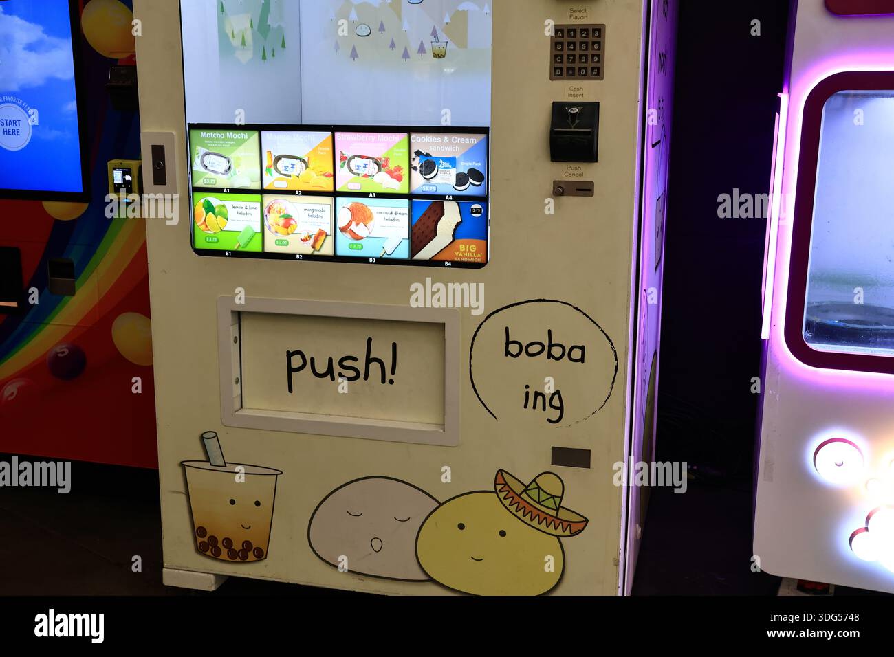 Mochi ice cream vending machine hi-res stock photography and images - Alamy