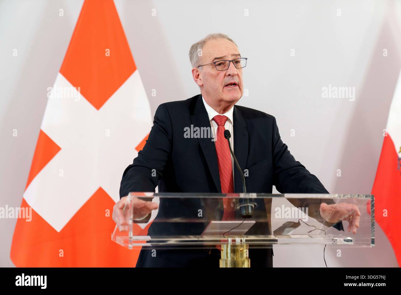 President of Switzerland GUY PARMELIN on a state visit to Austria ...