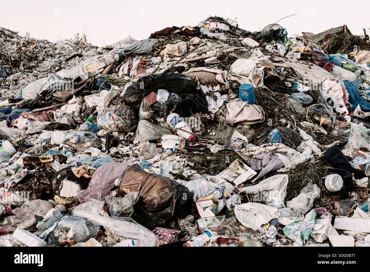 Junkyard Of Domestic Garbage In Landfill, NO TRADE MARKS, Pile Of ...