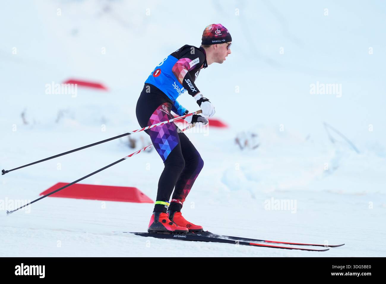 Steinkjer, Norway 20260115. Sondre Skomedal Ramse during the men's 10km ...