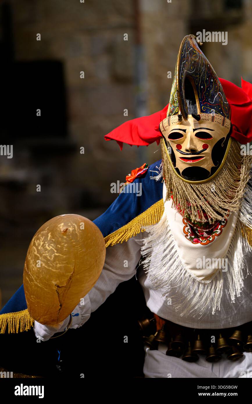 Traditional Pantalla mask of Xinzo de Limia. The Concept of Folklore ...
