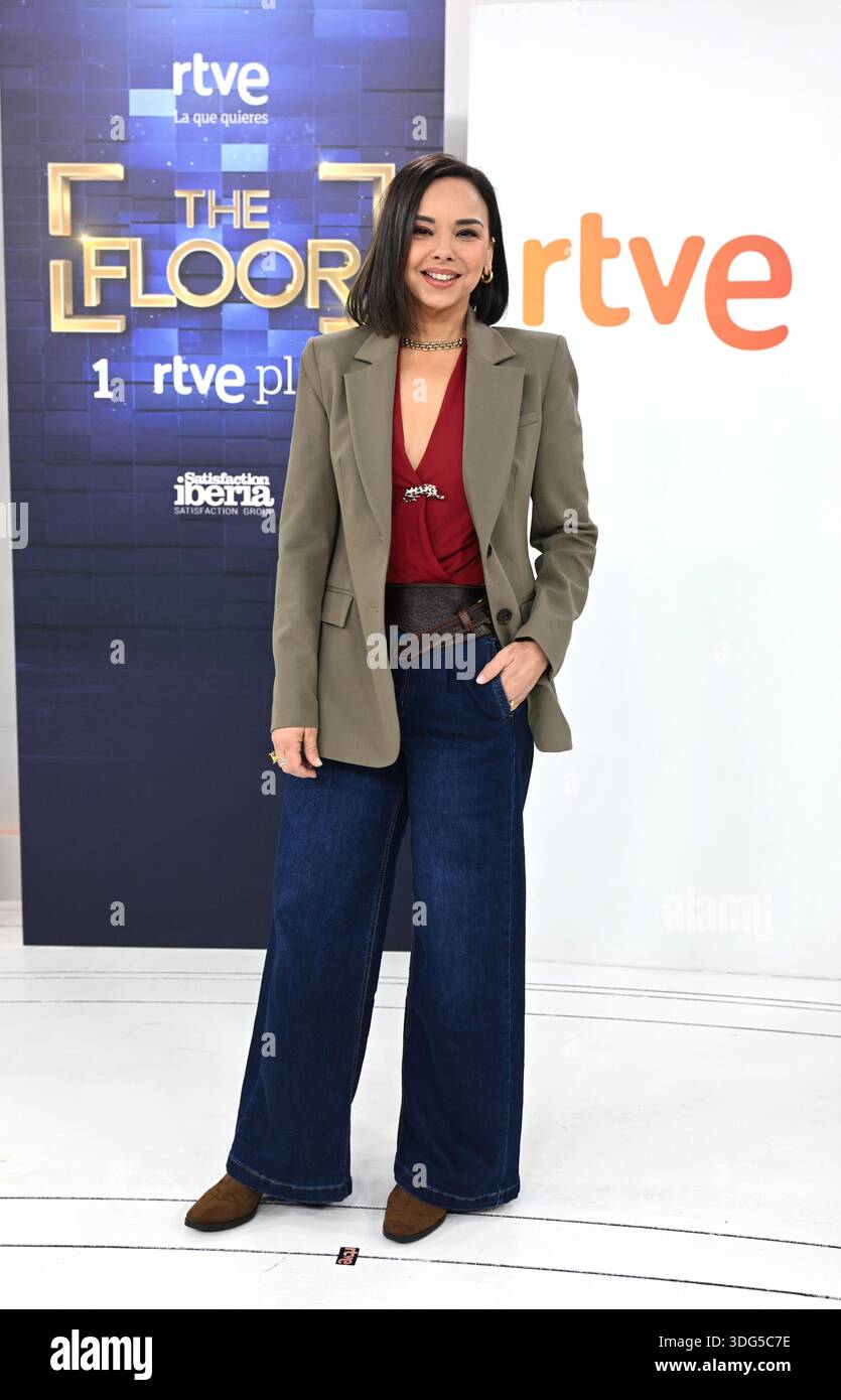 Chenoa during the presentation of the second season of 'The Floor', on ...