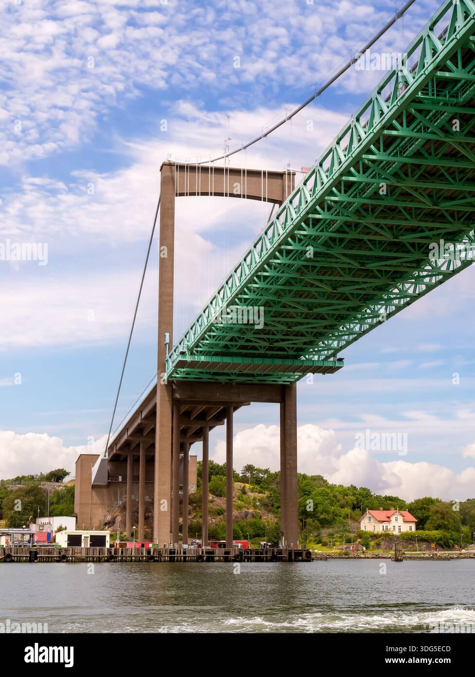 Älvsborg Bridge over Göta Älv River in Gothenburg, Sweden Stock Photo ...