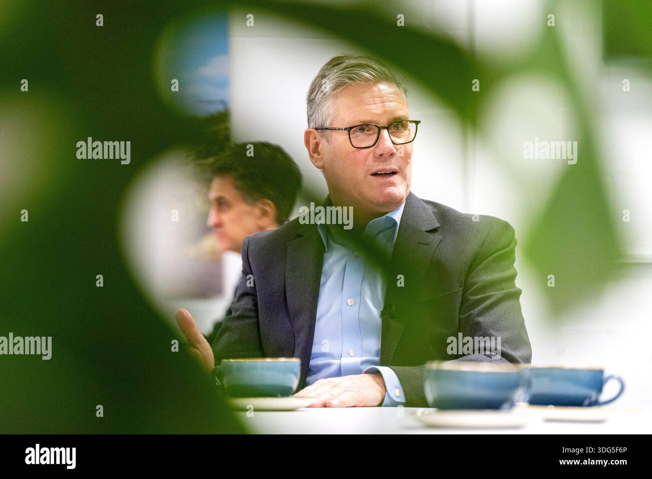 Prime Minister Sir Keir Starmer during a visit to the SSE National ...