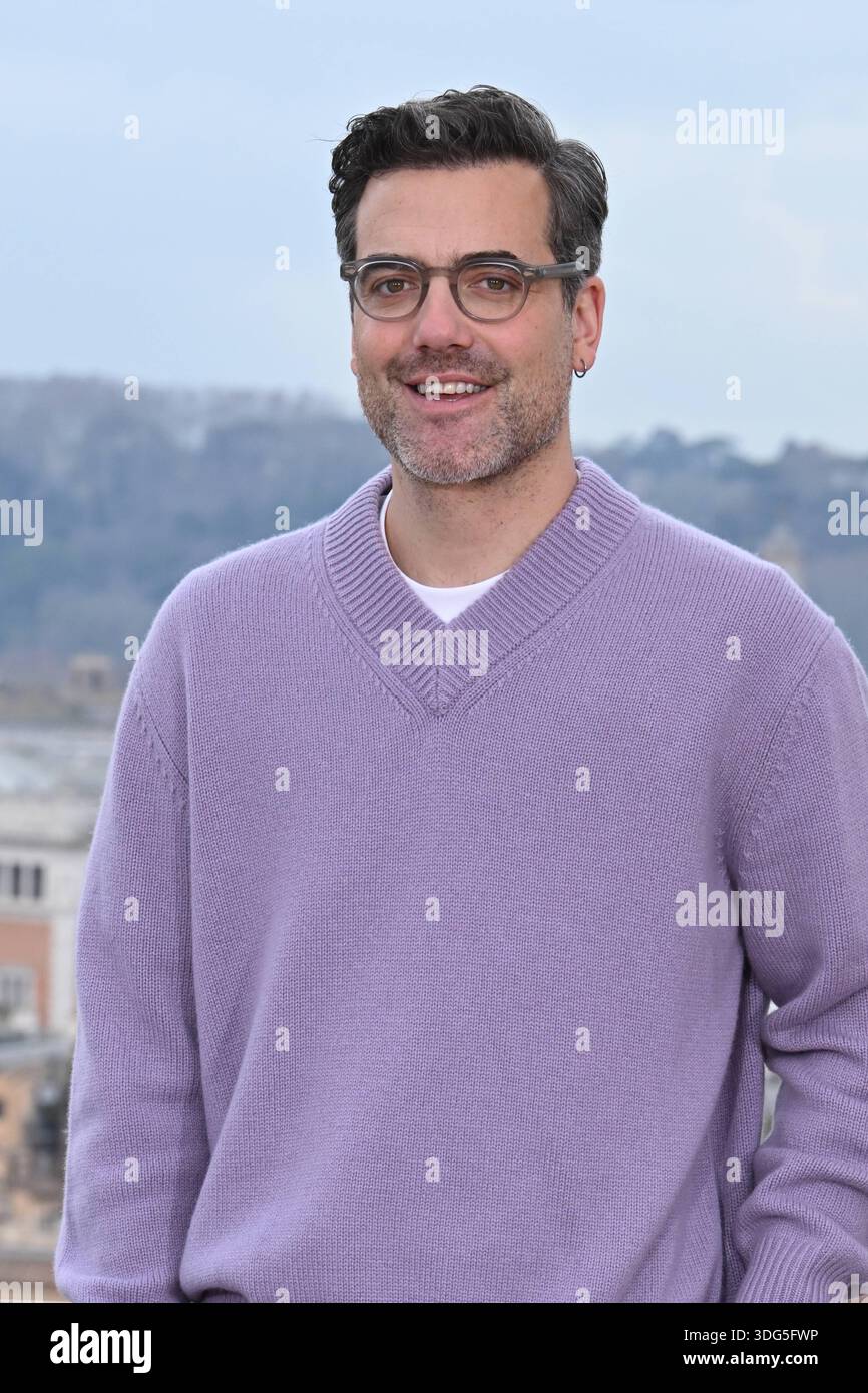 Rome: Hotel De La Ville. HBO Max Italia Photocall. Pictured: Daniel ...