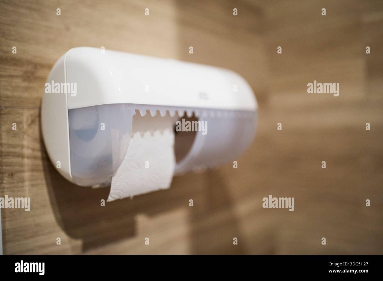 Toilet Paper Roll in Bathroom Stock Photo - Alamy