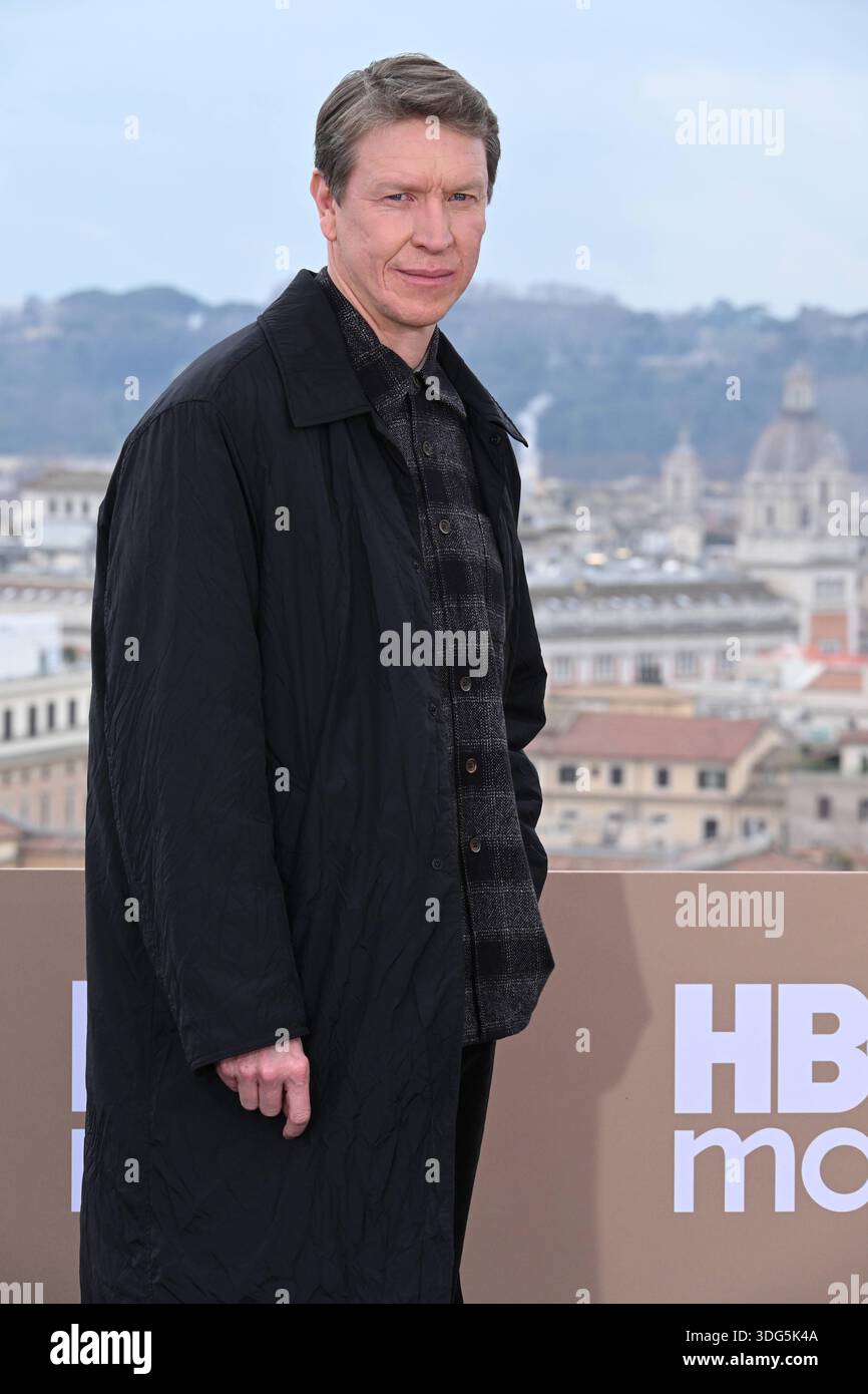 Rome: Hotel De La Ville. HBO Max Italia Photocall. Pictured: Sam ...