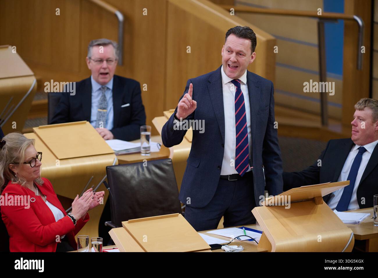 Edinburgh Scotland, UK 15 January 2026. Russell Findlay at the Scottish ...