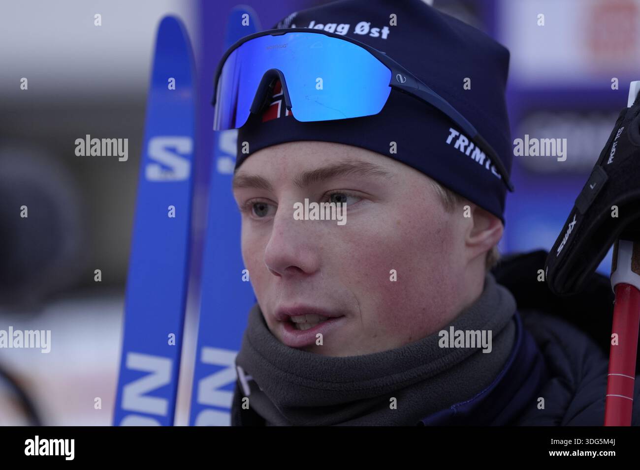 Steinkjer, Norway 20260115. Einar Hedegart won the men's 10km freestyle ...