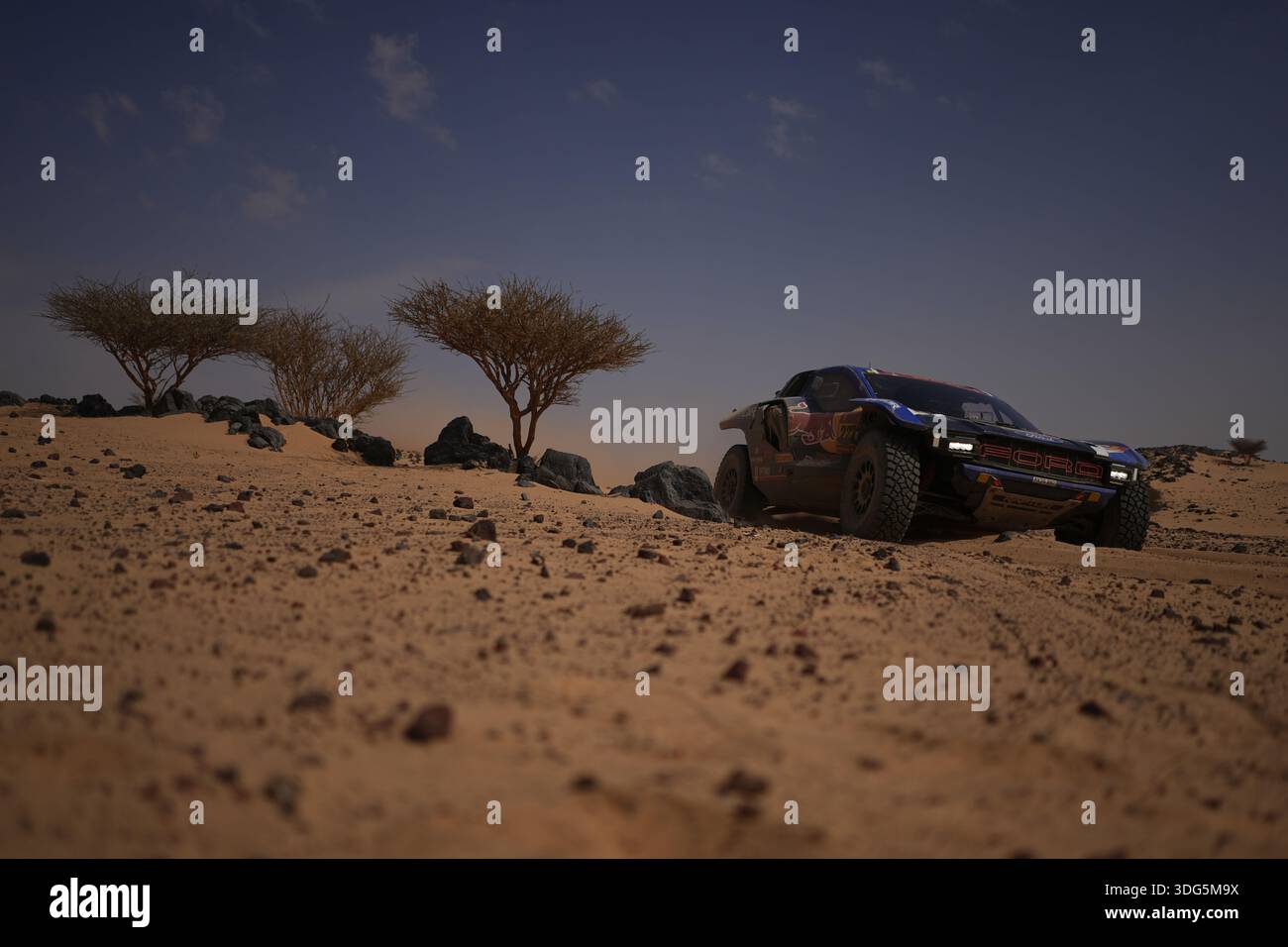 Driver Nani Roma and co-driver Alex Haro compete during the eleventh ...