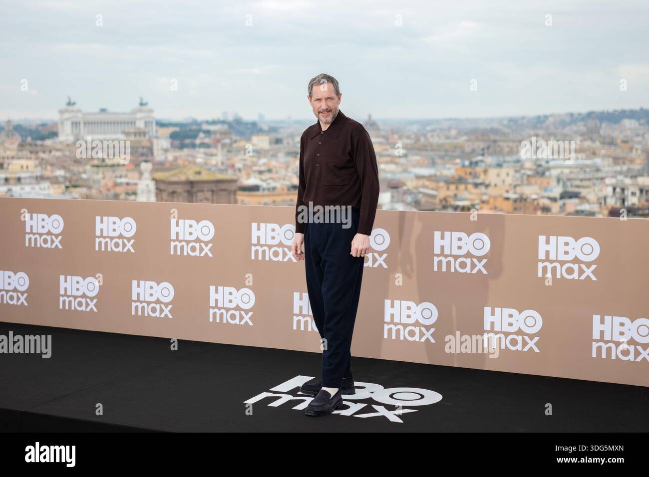Bertie Carvel attends the HBO Max Italy photocall at Hotel De La Ville ...