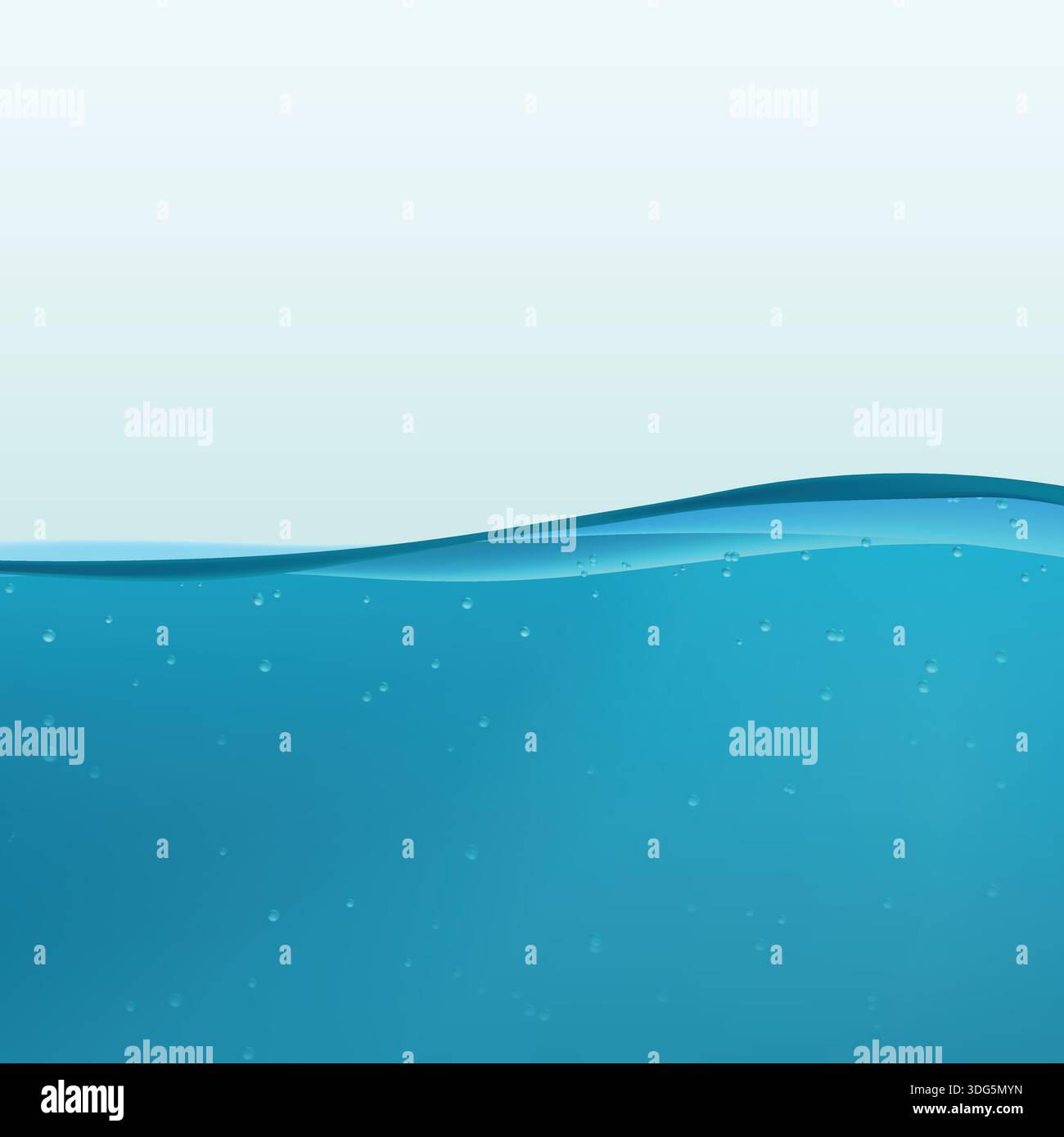 clean water back wave waterline realistic design Stock Vector Image ...