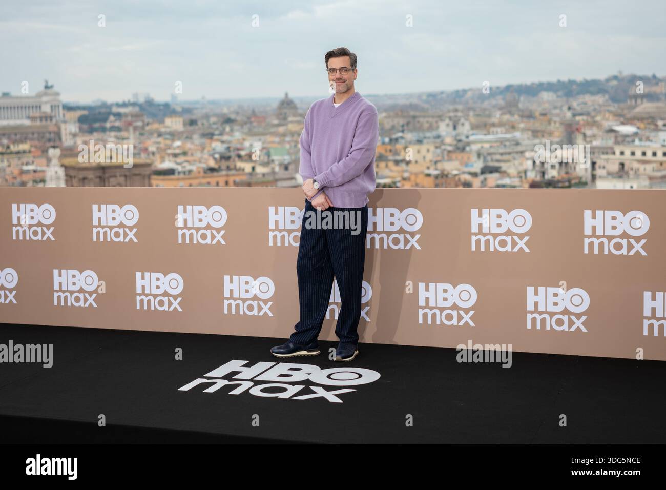 Daniel Ings attends the HBO Max Italy photocall at Hotel De La Ville in ...