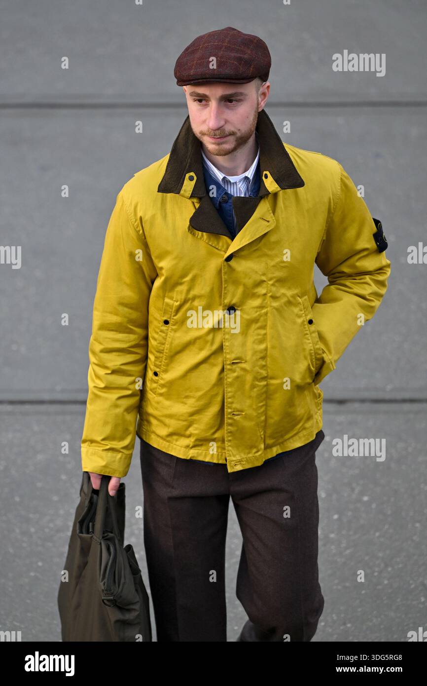 Fortezza da Basso, Florence, Italy, January 15, 2026, Fahion people at ...