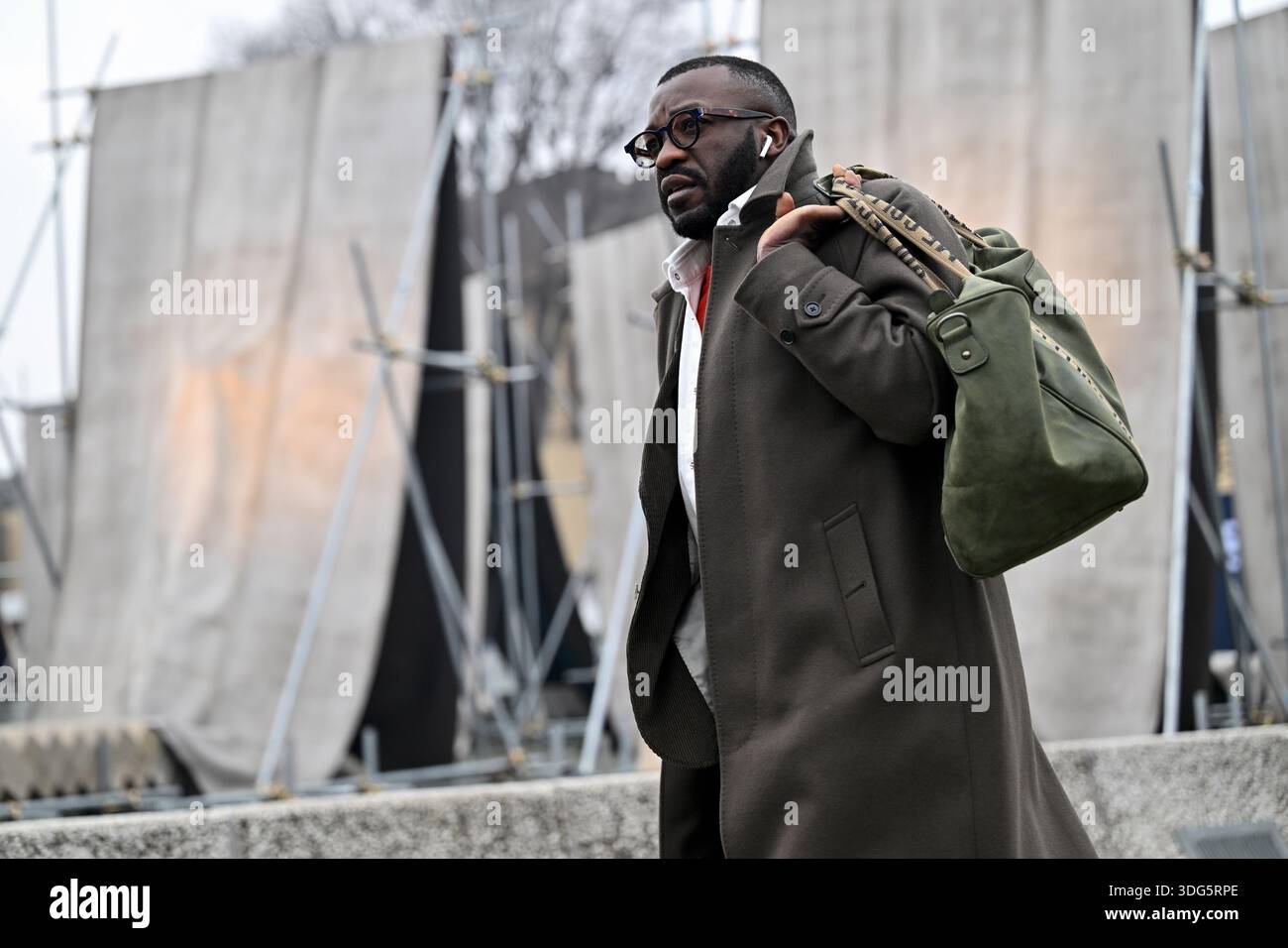 Fortezza da Basso, Florence, Italy, January 15, 2026, Fahion people at ...