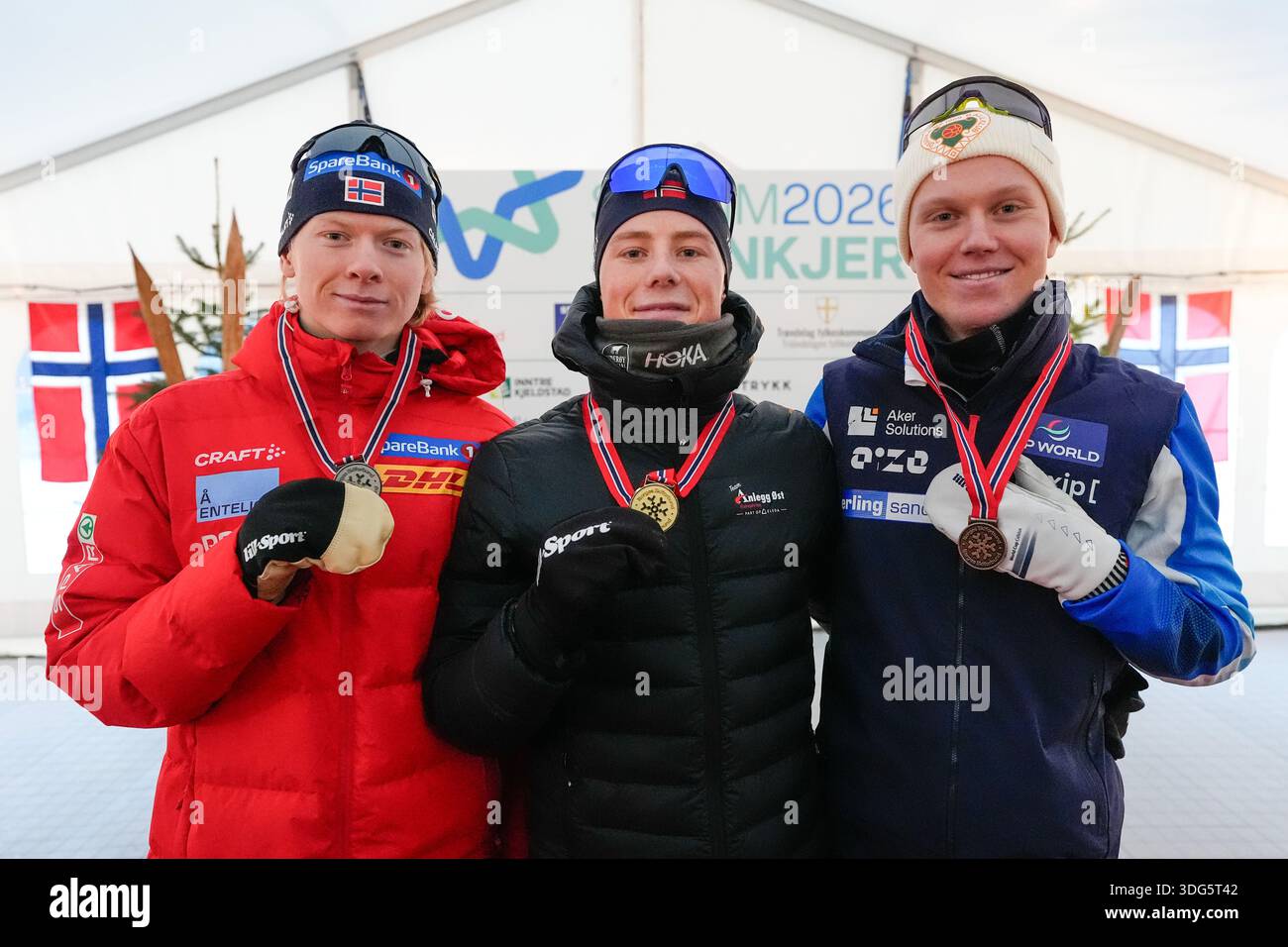 Steinkjer, Norway 20260115. Einar Hedegart won the men's 10km freestyle ...