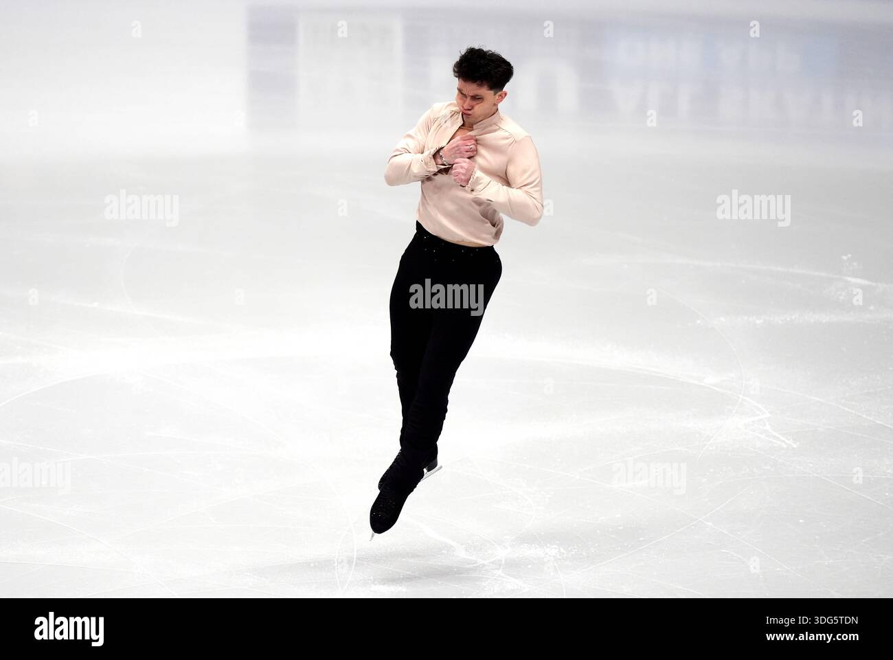 Bulgaria's Alexander Zlatkov during the Men's Short Program on day two ...