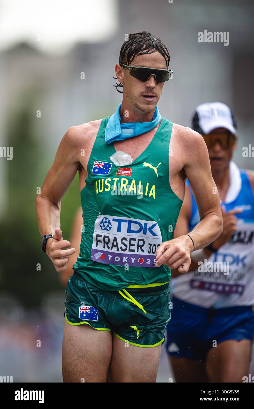 Tim FRASER participating in the World Athletics Championships in Tokyo ...