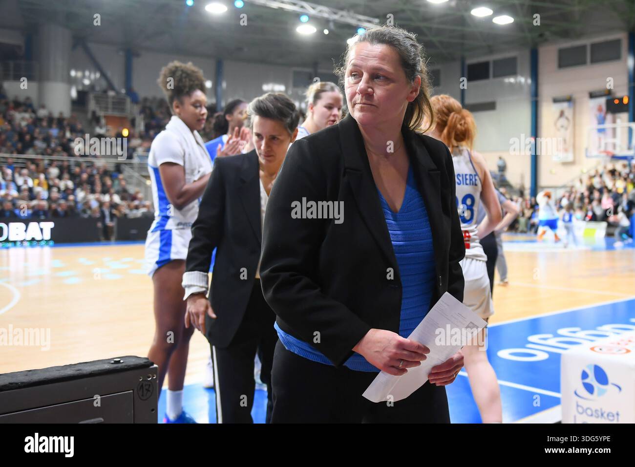 Marie-Julie Levant of Basket Landes during the Women's Euroleague match ...